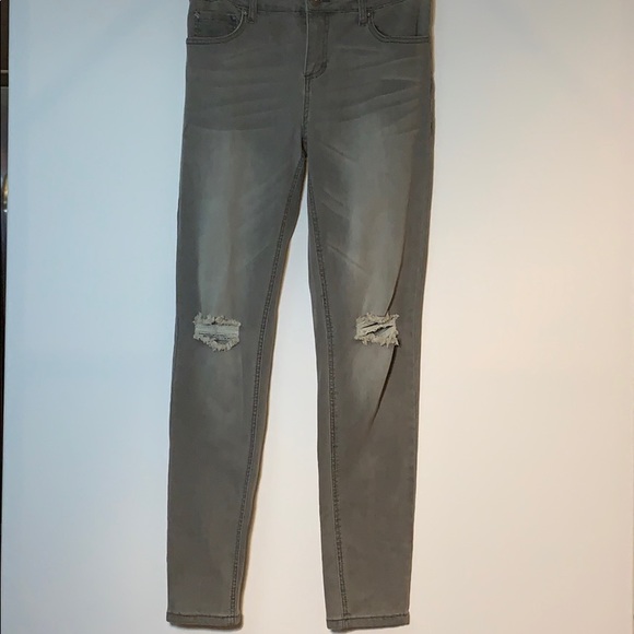 La Belle | Jeans | La Belle Roc Jeans Size 9 Gray Snake Design | Poshmark